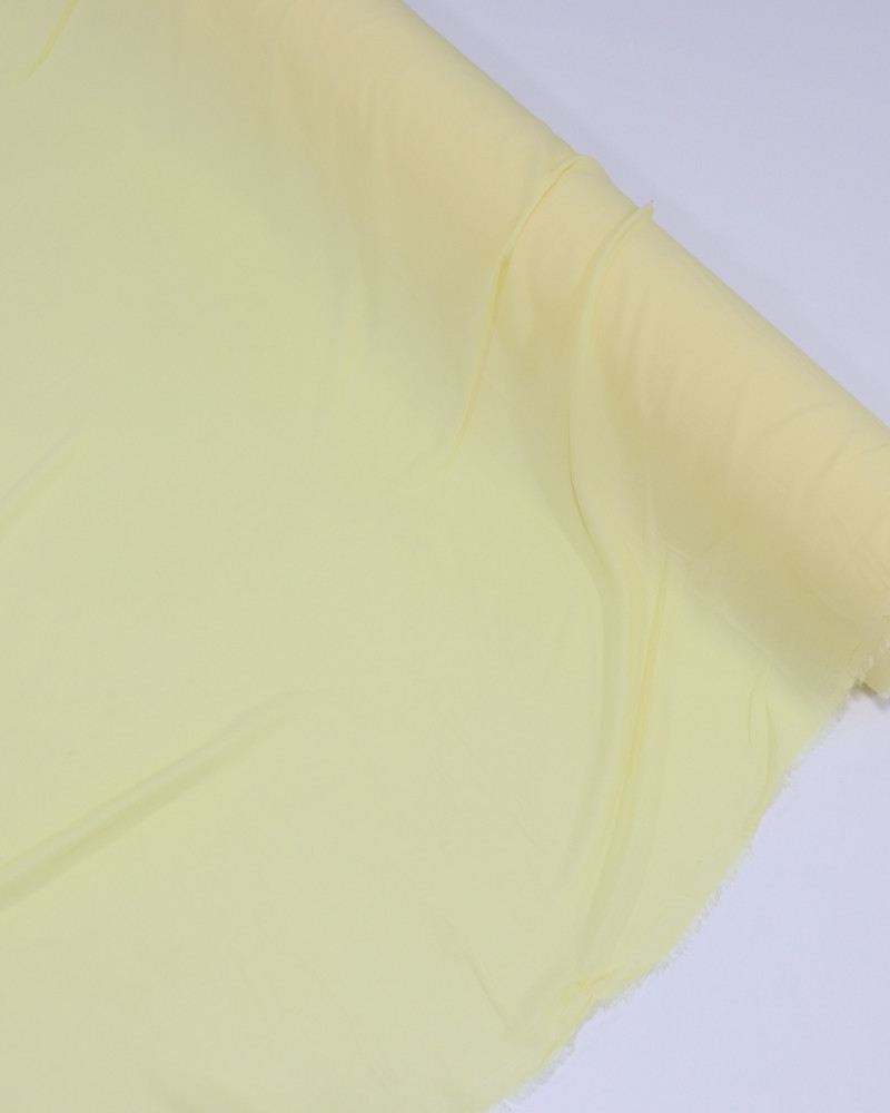 Tecido Crepe GGT Amarelo Claro (0.6m) | Casa Boa Vista Tecidos